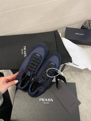 Кроссовки Collapse Re-из нейлона и замши Prada PL-59213 купить в ...