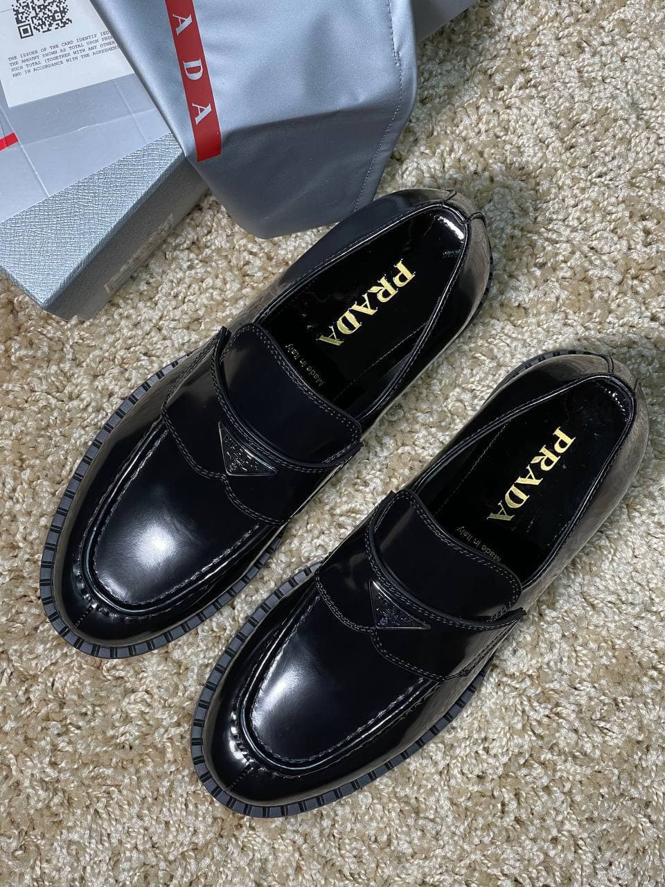 Лоферы Prada PL-8145 купить в интернет-магазине брендовых вещей Lepirate